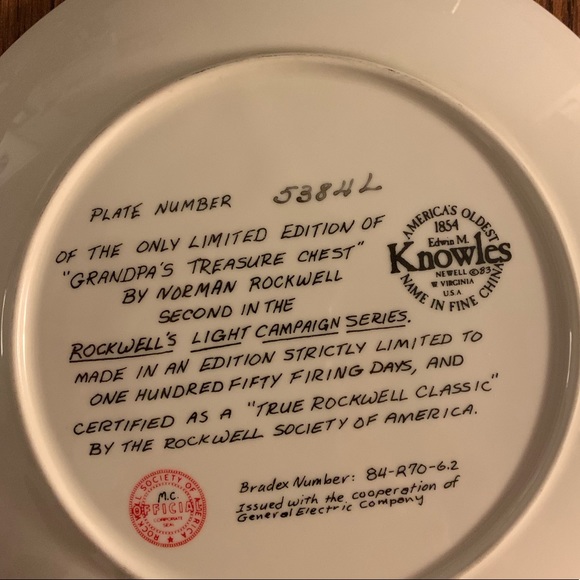 Knowles | Wall Decor | Norman Rockwell Plate | Poshmark